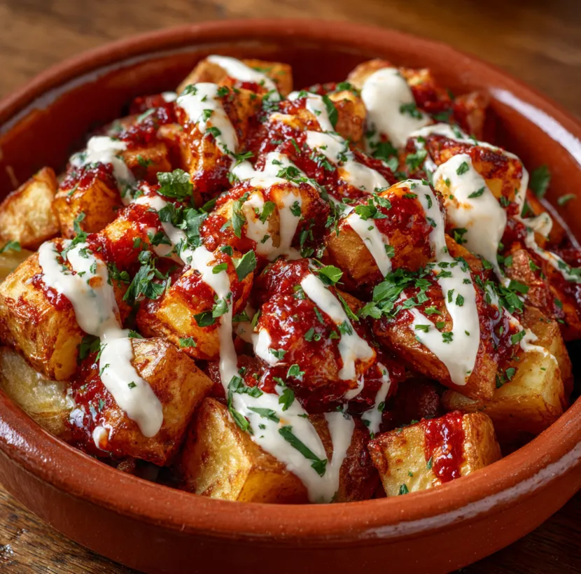 Patatas Bravas (Fiery Potatoes – A Classic Spanish Tapa) - MOCRECIPES
