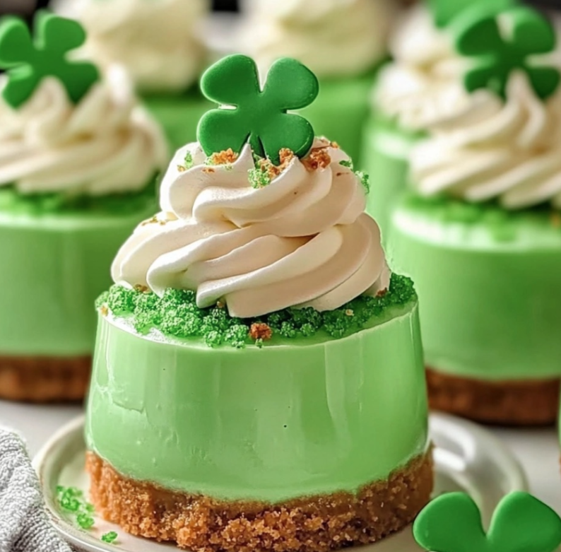 Mini Shamrock Cheesecakes: A Festive No-Bake Delight - MOCRECIPES